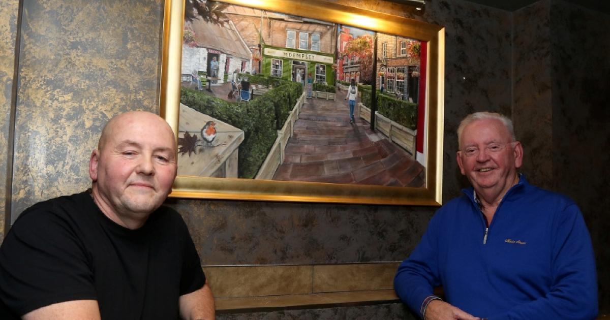 Omagh Main Street depicted like never before thanks to hard work of local artist - Photo 1 of 1 ...