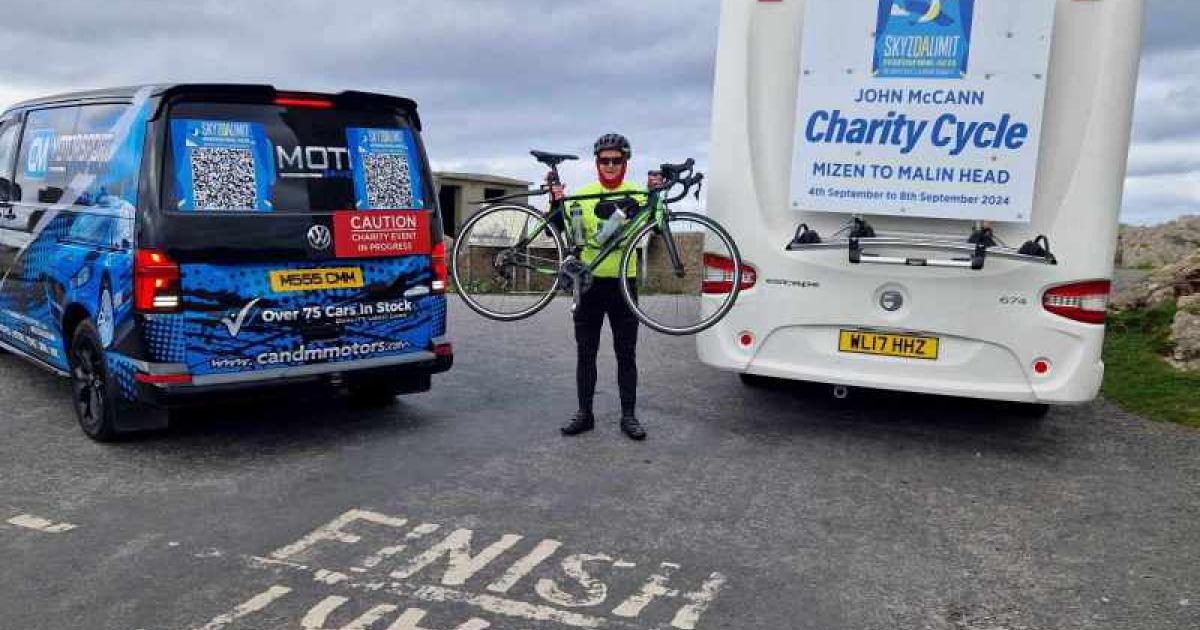 The wheel deal ...John cycles Mizen to Malin in five days! - Photo 1 of ...