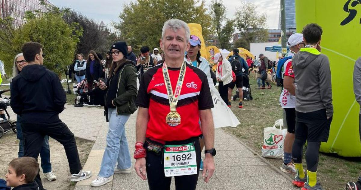 Justin completes Budapest Marathon - Photo 1 of 1 - Alpha Newspaper Group