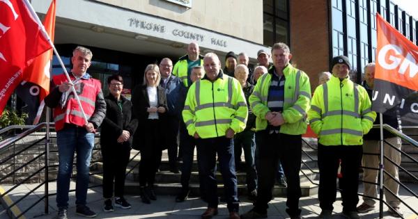 Workers take to pickets in largest strike action seen in over ten years ...