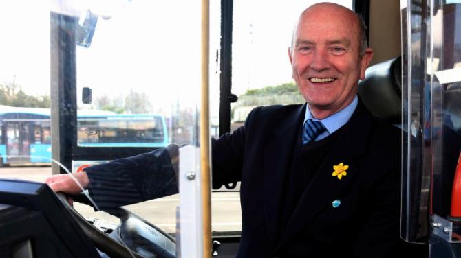 Well-known Omagh bus driver makes final stop on 46-year career - Photo ...