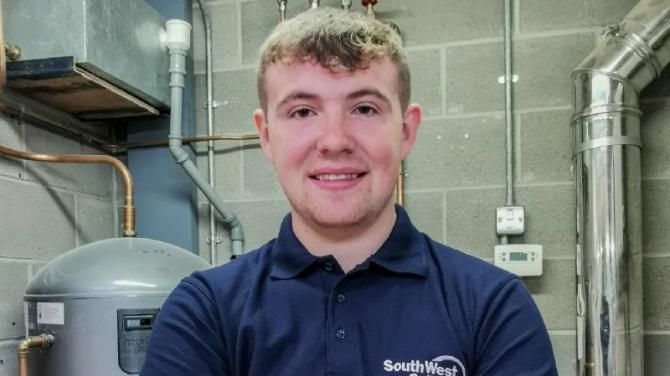 Plumbing Apprenticeship sets Andrew on the pathway to success! - Photo 1 of 1 - Alpha Newspaper ...